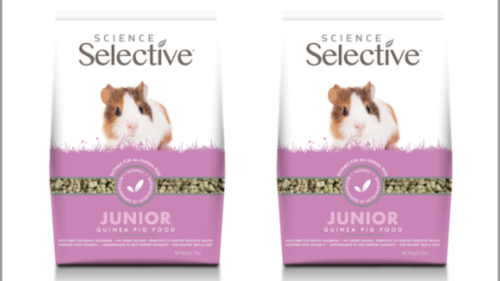 Supreme adds Junior Science Selective recipe for young guinea pigs ...